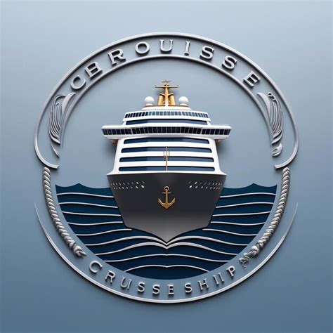 Cruise Ship With Emblem Vectors And Illustrations For Free Download