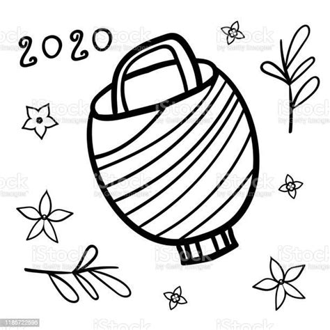 중국 종이 랜턴 요소 장식 민족 패턴입니다 아시아 동양 패턴 낙서 그림입니다 색칠 하기 페이지 색칠 공부 개요 벡터 벡터 일러스트레이션 0명에 대한 스톡 벡터 아트 및 기타