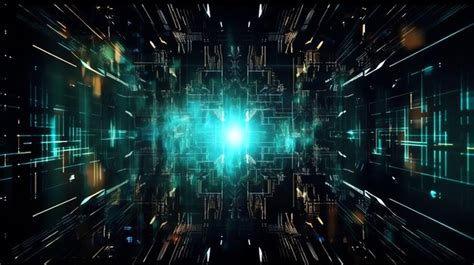 Premium Ai Image A Computer Processor With Millions Of Connections