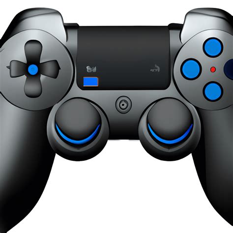 Ps4 Wireless Controller Front Facing Shiny Clean Illustration Cartoon Hyper · Creative Fabrica