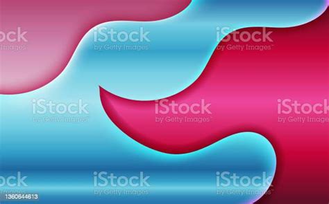 밝은 기하학적 파란색과 분홍색 그라데이션 배경 레드 라인 패턴 텍스처 벽지 배너 포스터 또는 인쇄 템플릿 직선 포화 다채로운