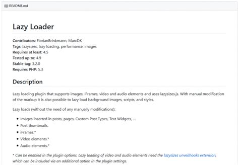 Convert Wordpress Plugin Readme To Markdown · Florian Brinkmann