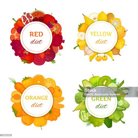 다양한 식품의 구성 세트 벡터 라운드 프레임입니다 템플릿 0명에 대한 스톡 벡터 아트 및 기타 이미지 0명 개념 개체 그룹 Istock