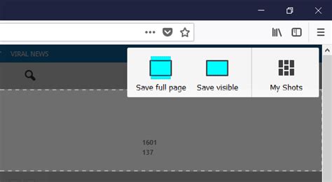 How To Take Scrolling Screenshot Of A Website Using Firefox Quantum Full Page Screenshot