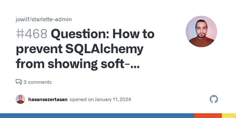 Question How To Prevent Sqlalchemy From Showing Soft Deleted