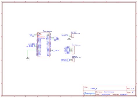 ESP32 Board With Audio DAC Amplifier And Battery Charger Platform