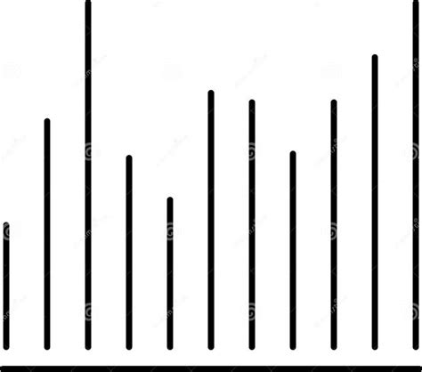 Bar Graph Line Icons Set Graph Line Bar Chart Diagram Report Statistics Business