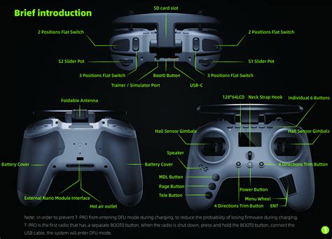 Jumper T Pro Internal ELRS Module OpenTX RC Transmitter