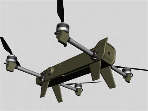 3d Iai Rotem Quadcopter Turbosquid 1323643