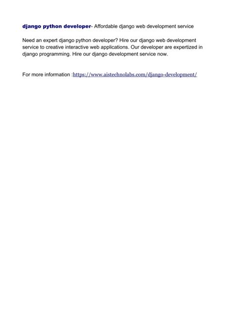 Ppt Web Development Django Powerpoint Presentation Free Download