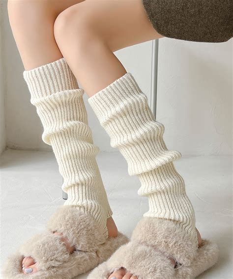 프리헉 코크 레그워머 골지 반스타킹 루즈삭스