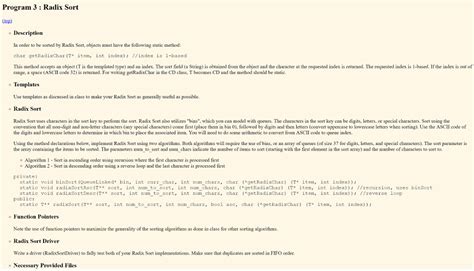C Radix Sort Need Help In This Program Chegg
