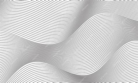 Premium Vector Abstract Smooth Waves Background Black And White Wavy Stripes Background