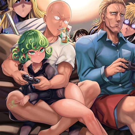 Tatsumaki Fubuki Saitama Genos King And 1 More One Punch Man