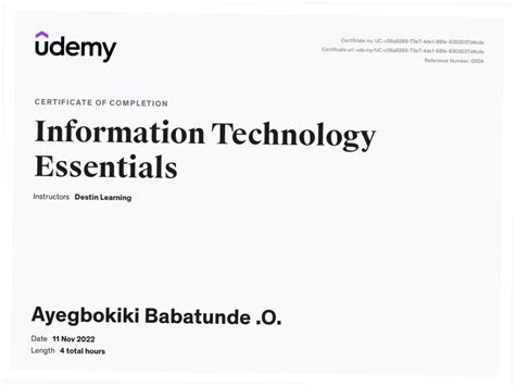 Babatunde Ayegbokiki On Linkedin Info Tech Essentials Done