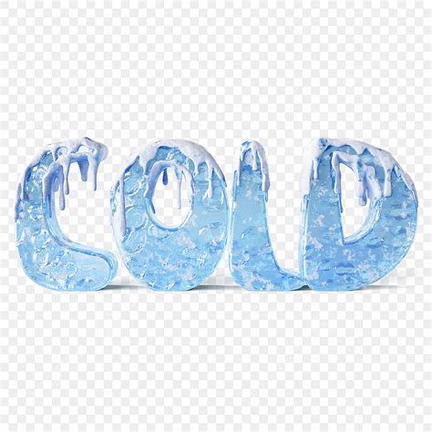 3d 현실 냉동 차가운 글꼴 눈 일러스트 춥다 겨울 왕국 글로벌 냉각 Png 일러스트 및 Psd 이미지 무료 다운로드