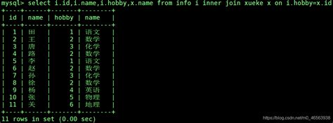 Mysql高级查询语句——超详细，一篇就够了 Csdn博客