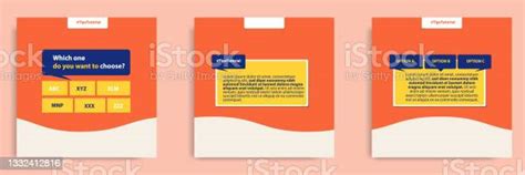 소셜 미디어 Faq 질문 대답 포스트 배너 레이아웃 템플릿 기하학적 모양 배경 과 주황색 노란색 흰색에 거품 메시지 디자인 요소 0명에 대한 스톡 벡터 아트 및 기타 이미지