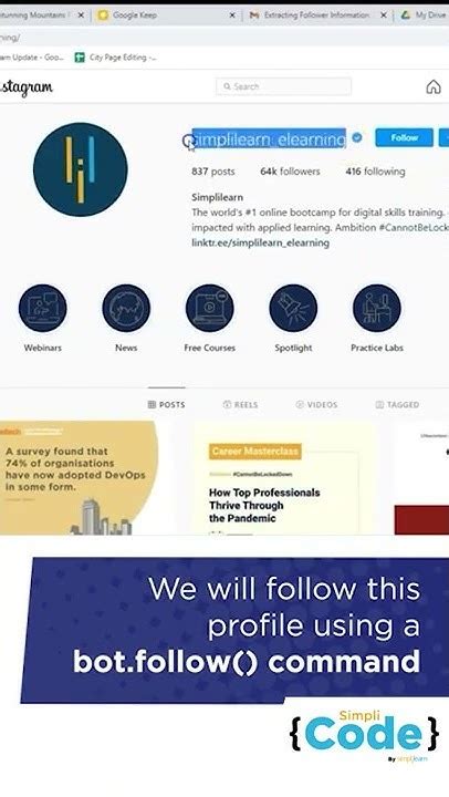 instagram follow automation using python instagram auto follow using