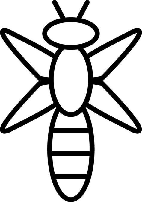 Dragonfly Line Icon 43262476 Vector Art At Vecteezy