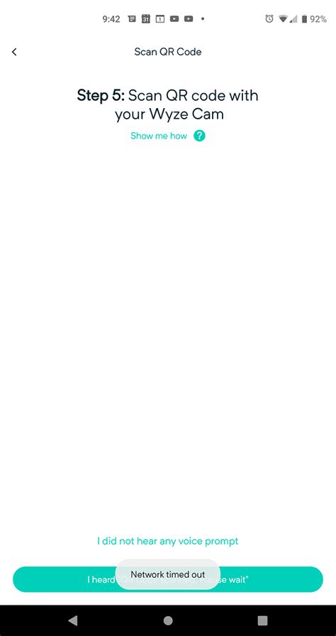 Qr Comes Up Blank Cameras Wyze Forum