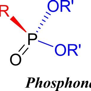 Chemical Structures Of Phosphinate Phosphonate And Phosphate