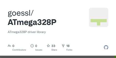 Github Goesslatmega328p Atmega328p Driver Library