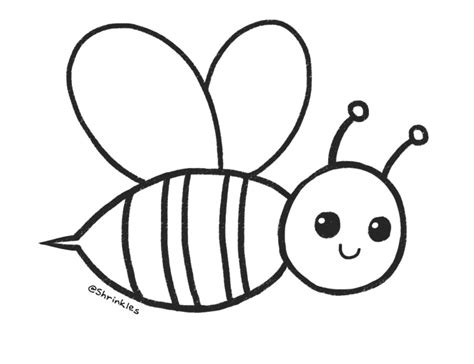 꿀벌슈링클스 도안 Bee곤충그리기벌레 일러스트honey Bee말벌줄무늬벌 캐릭터검노슈링크아트프라방플라스틱공예 네이버 블로그