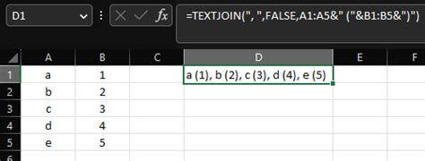 Excel How To Concatenate A Multiple Dimensional Array Into A