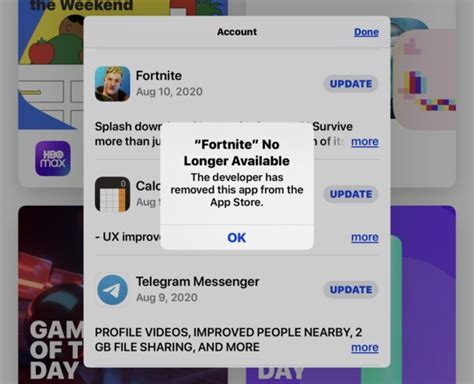 Why Cant I Play Fortnite On Iphone Or Ipad “fortnite No Longer