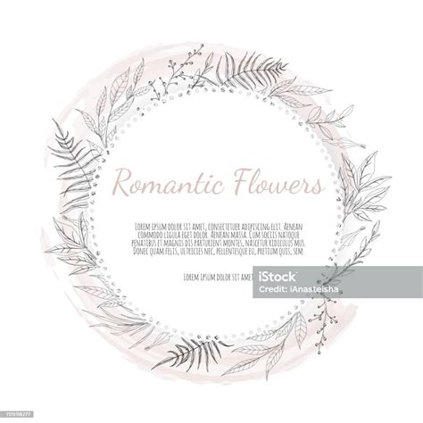 벡터 꽃 디자인 카드입니다 인사말 엽서 결혼식 초대 템플릿입니다 장미와 말미잘이 있는 우아한 프레임 0명에 대한 스톡 벡터 아트 및 기타 이미지 Istock