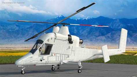 Synchropter Helicopter 3d Model 159 3ds Blend C4d Fbx Max Ma Lxo Obj Unitypackage