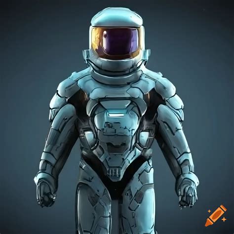 Man In Sci Fi Space Suit Armor On Craiyon