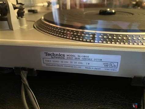Technics SL Direct Drive Turntable Photo US Audio Mart
