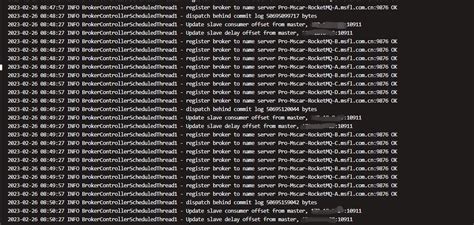 Slave Node Does Not Work · Issue 6217 · Apacherocketmq · Github