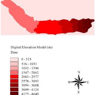 Digital Elevation Model DEM Derived From Contour Network Download Scientific Diagram