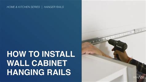 Kitchen How To Install Cabinet Hanger Rails You