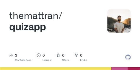 Github Themattran Quizapp