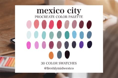 70s Procreate Color Palette Digital Art Graphic By Freshlymidwestco · Creative Fabrica