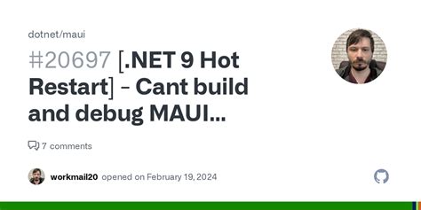 Net 9 Hot Restart Cant Build And Debug Maui Application On Ios