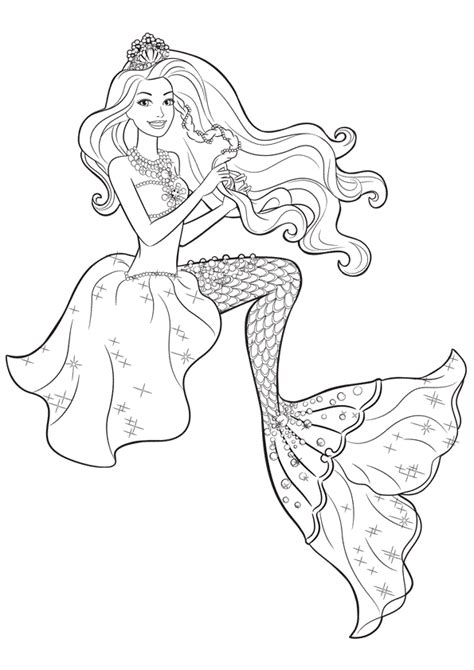 [홈스쿨 색칠공부] 바비 인어공주 색칠공부 12편입니다 1 네이버 블로그