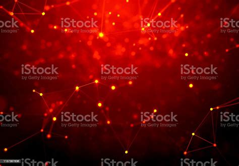 추상 적색 기하학적 배경 미래 지향적 인 기술 스타일 네온 사인 미래 기술 Hud 요소 우아한 추상 배경 빅 데이터 시각화 가장자리에 대한 스톡 사진 및 기타 이미지
