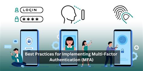 Best Practices For Implementing Multi Factor Authentication Mfa