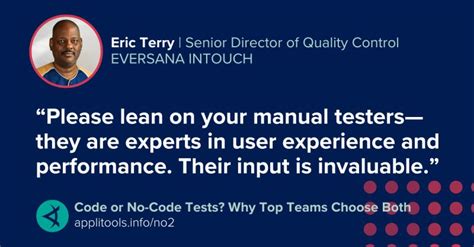 Testautomation Automation Qa Innovation Code Applitools