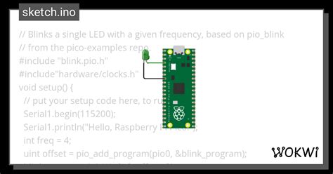 Led Green Wokwi Esp32 Stm32 Arduino Simulator