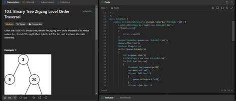 100daysofcode Binarytree Zigzagtraversal Problemsolving