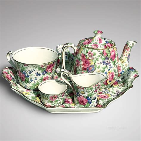 Antiques Atlas Mid Century Royal Winton Individual Breakfast Set