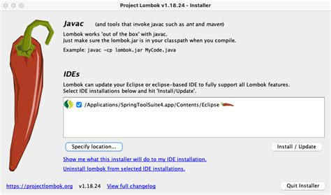 Lombok插件安装（eclipsespringtoolsuite4）（windows和mac）eclipse安装lombok Csdn博客