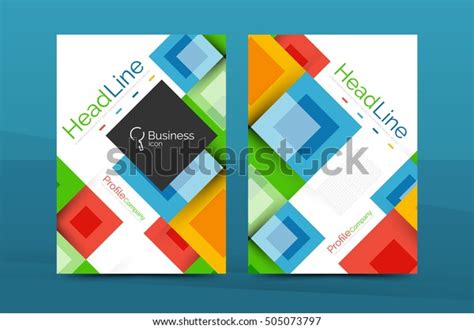 비즈니스 연간 보고서 디자인 서식 파일 스톡 일러스트 505073797 Shutterstock