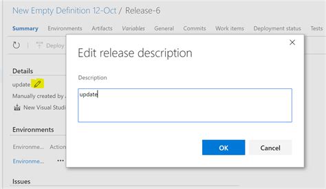 Tfs 20153 Release Management Update Release Description After The Fact